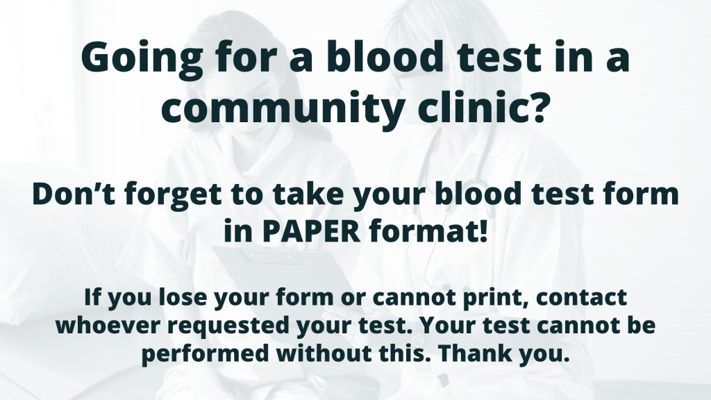 Phlebotomy Clinic - Appletree Medical Practice
